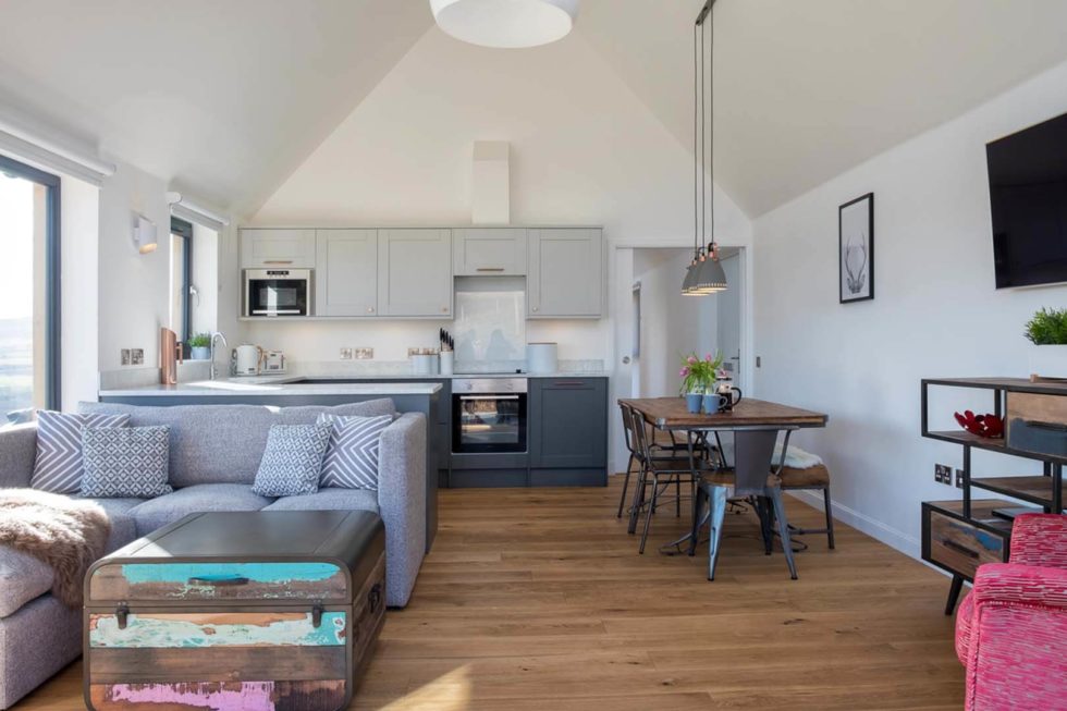 Modern timber framed long house project in Fife | MWP Architects