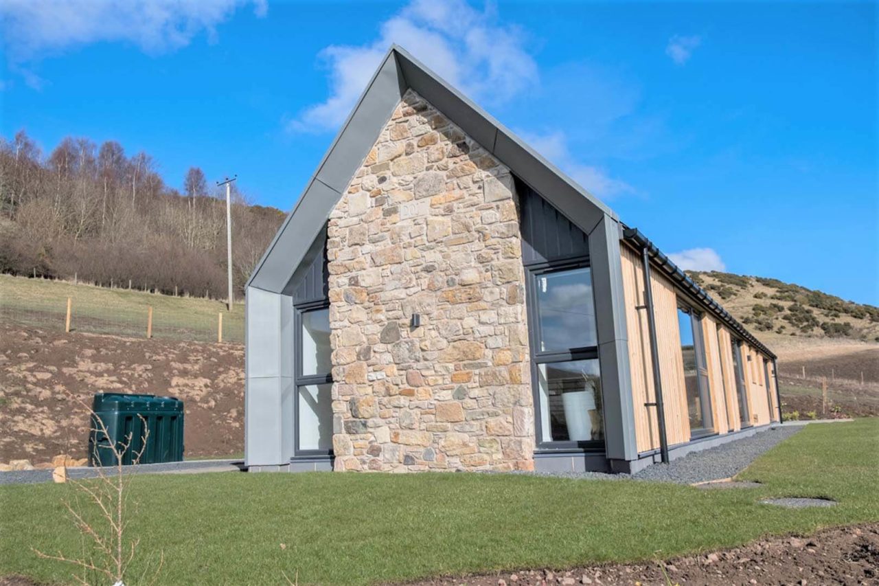 Modern timber framed long house project in Fife | MWP Architects