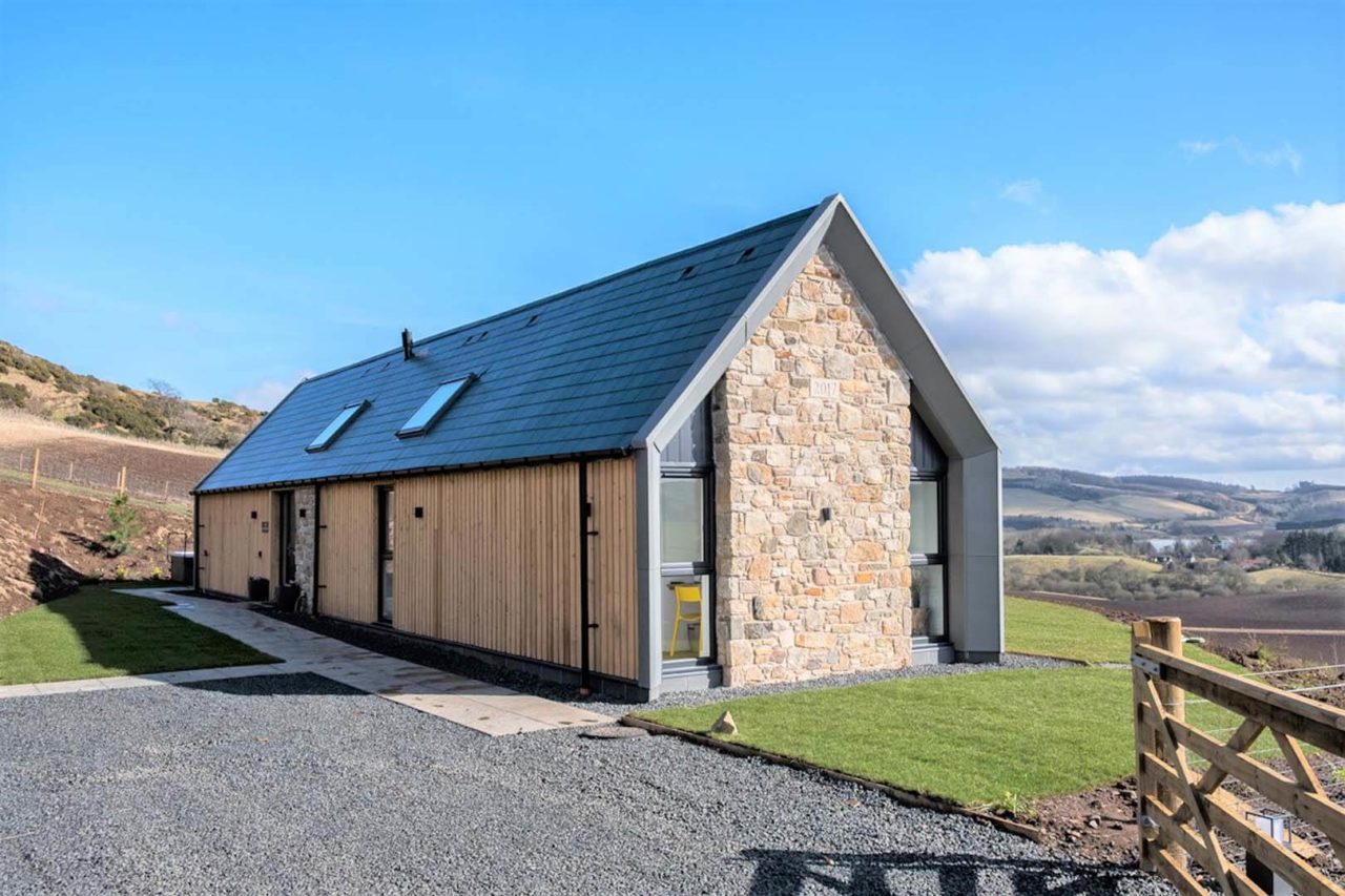 Modern timber framed long house project in Fife | MWP Architects