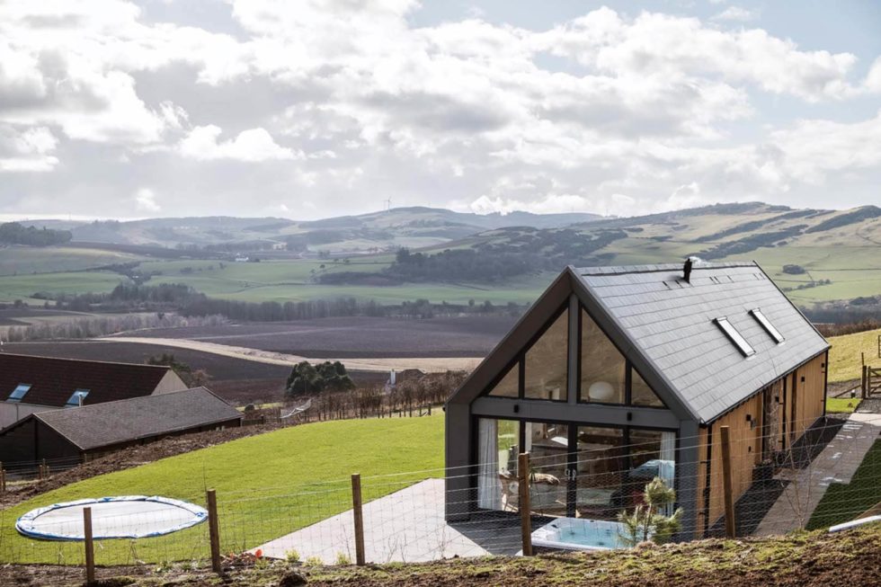 Modern timber framed long house project in Fife | MWP Architects